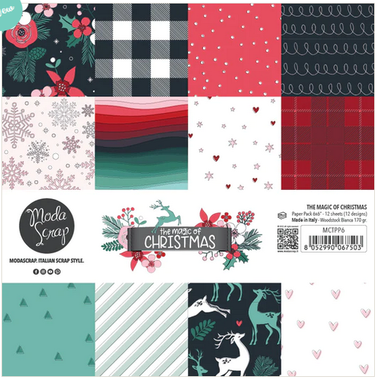 MODASCRAP - PAPER PACK THE MAGIC OF CHRISTMAS 6x6" | MCTPP6
