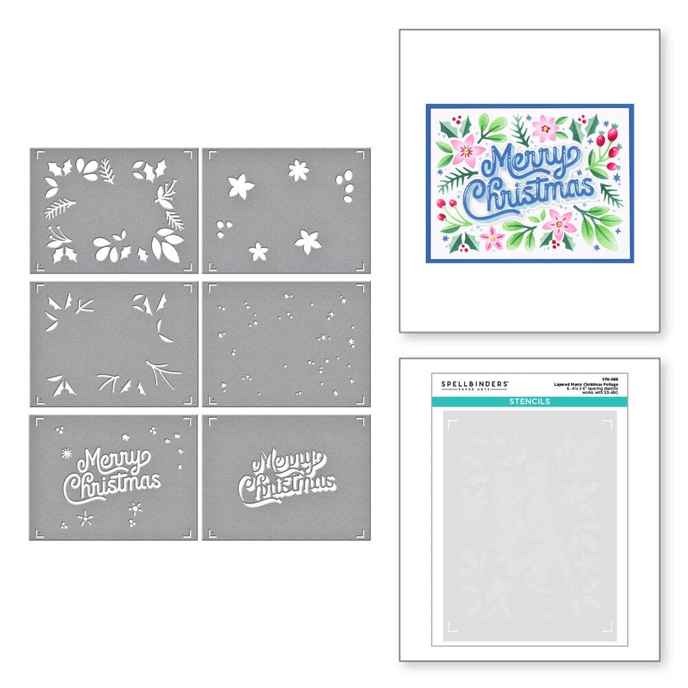 Spellbinders - Raindrop Stencil
