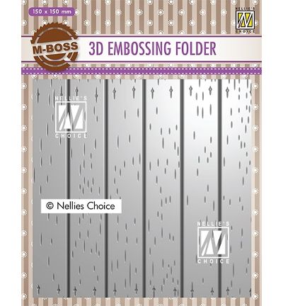 3D Embossing Folder - Blooming twigs with cross