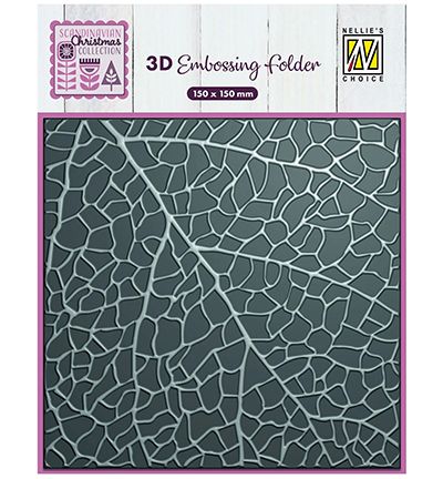 3D Embossing Folder - Blooming twigs with cross | EF3D043