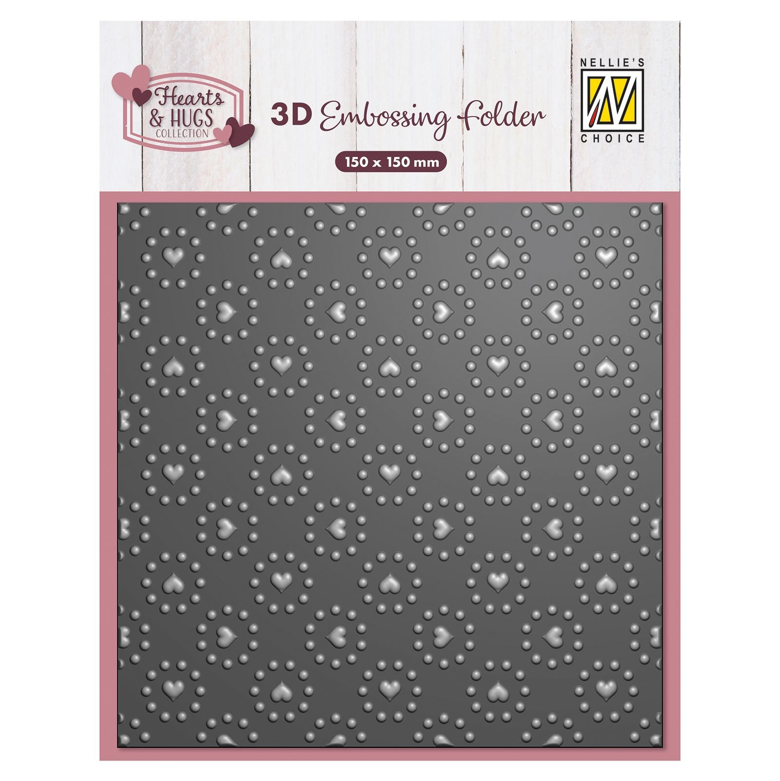 3D Embossing Folder - Blooming twigs with cross | EF3D043