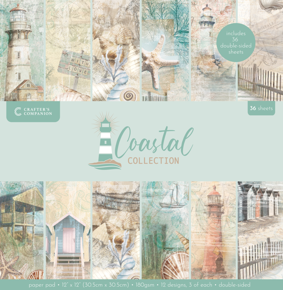 Coastal 12x12 Inch Paper Pad | CC-CO-PAD12