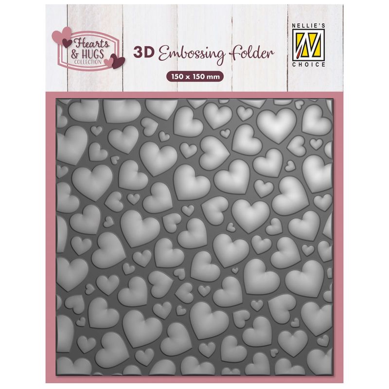 3D Embossing Folder - Blooming twigs with cross | EF3D043