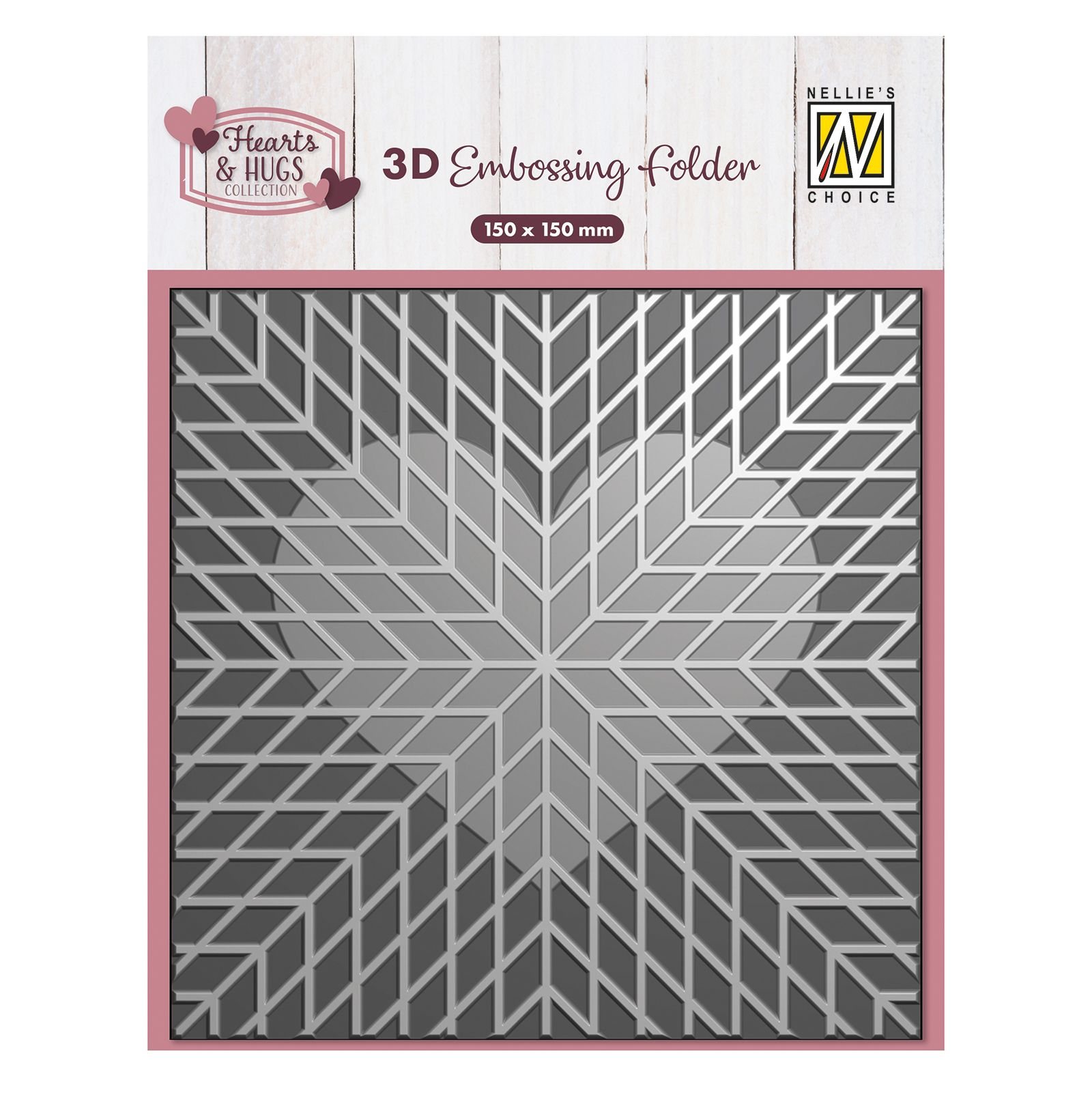 3D Embossing Folder - Blooming twigs with cross | EF3D043