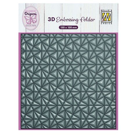 3D Embossing Folder - Blooming twigs with cross | EF3D043